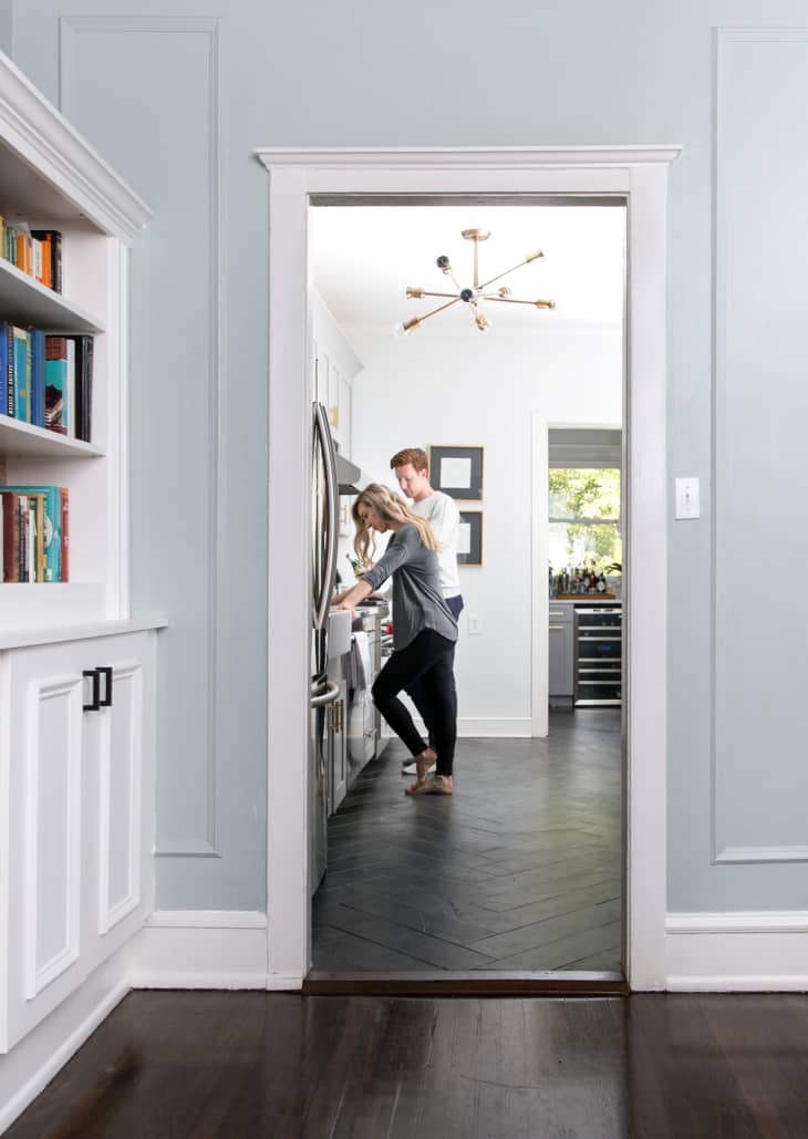 IKEA Hack Faux Built-In Bookcase DIY | Apartment Therapy