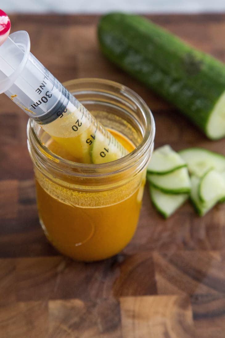 Is It Really Possible to Make Instant Pickles with a Syringe? | The Kitchn
