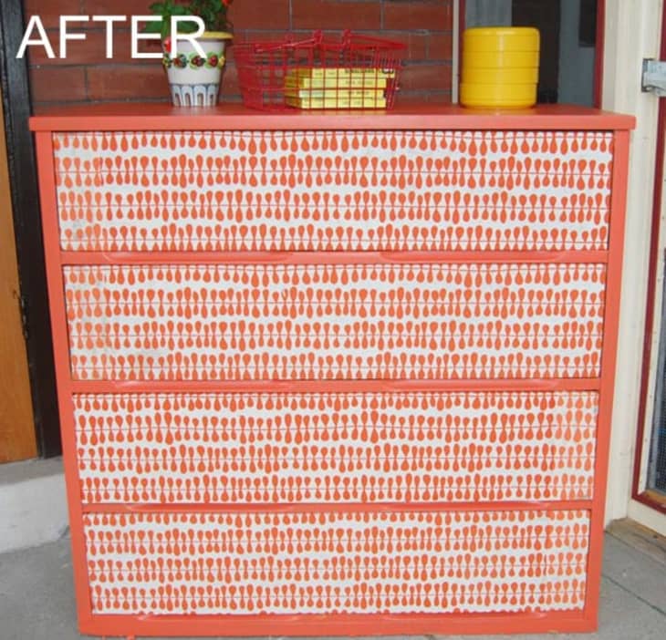 Before & After: A Chest of Drawers Gets Paper Sourced | Apartment Therapy