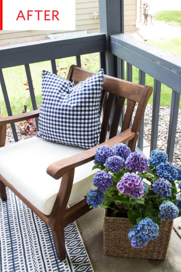 Small Patio Makeover - Budget Friendly | The Kitchn