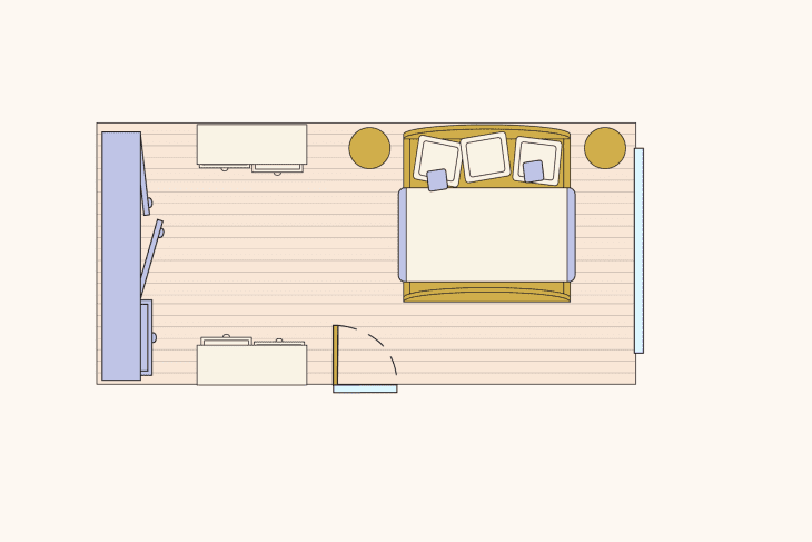 Find Your Best Bedroom Layout with a King-Sized Bed | Apartment Therapy