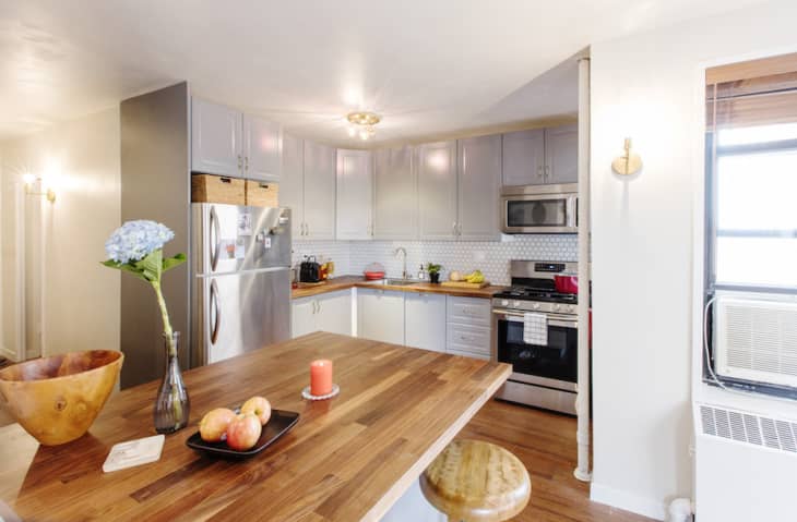 Before & After: A Dingy Brooklyn Kitchen Brightens Up | Apartment Therapy