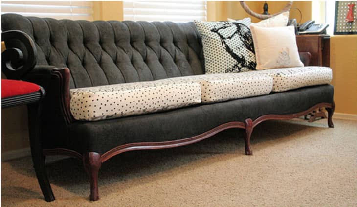 Before & After: The Pretty Painted Sofa Makeover | Apartment Therapy