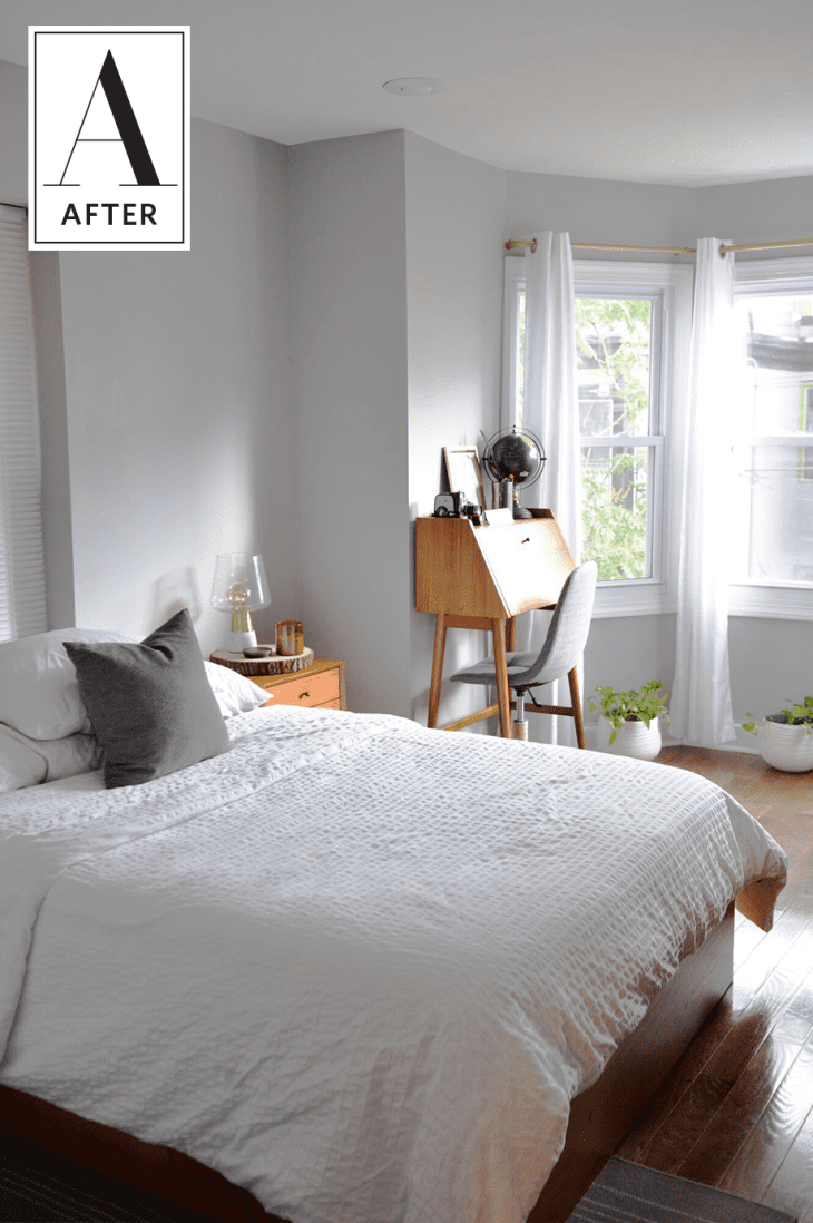 Before & After: A Basic-Guy-Style Bedroom Goes Simple Scandi-Chic ...