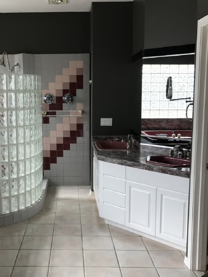 Before and After: This 90s Bathroom Was A Sexy Beast | Apartment Therapy
