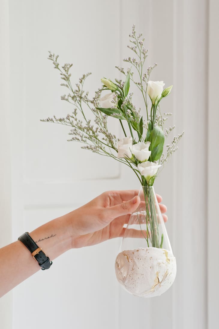 How To Make a Marbled Plaster Vase: A DIY Project Tutorial | Apartment ...