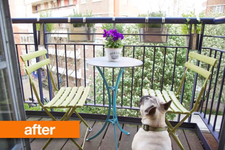 Before & After: My Teeny Tiny English Balcony Upgrade | Apartment Therapy