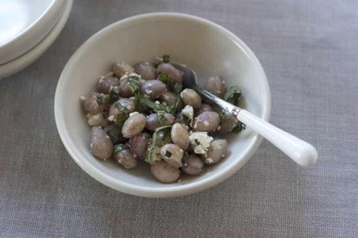 Recipe: Cranberry Bean Salad with Basil, Mint and Feta | The Kitchn