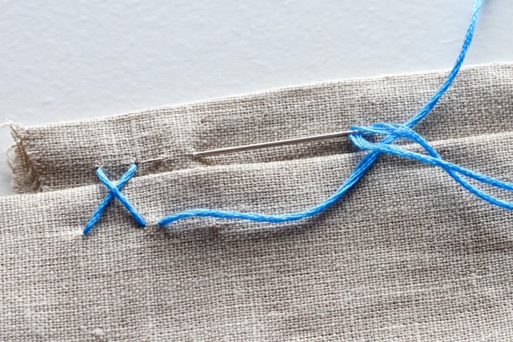 How to Sew Basic Stitches: 6 Stitch Photo Tutorials | Apartment Therapy