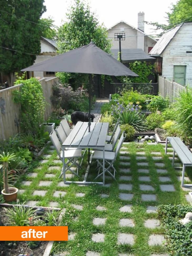 Before & After: Empty to Lush Backyard | Apartment Therapy