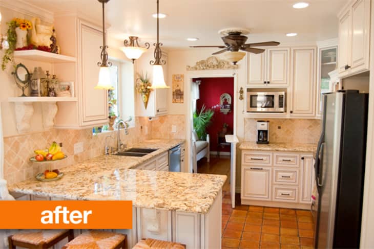Kitchen Before & After: From Dark & Dated to Light & Glamorous ...