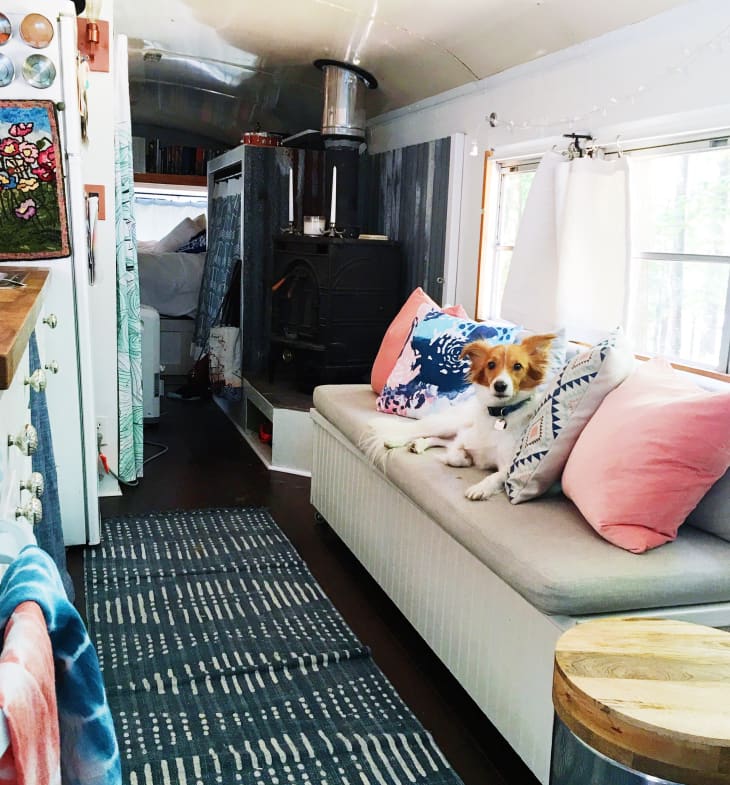 Tips for Living Large in a Tiny Converted School Bus | Apartment Therapy