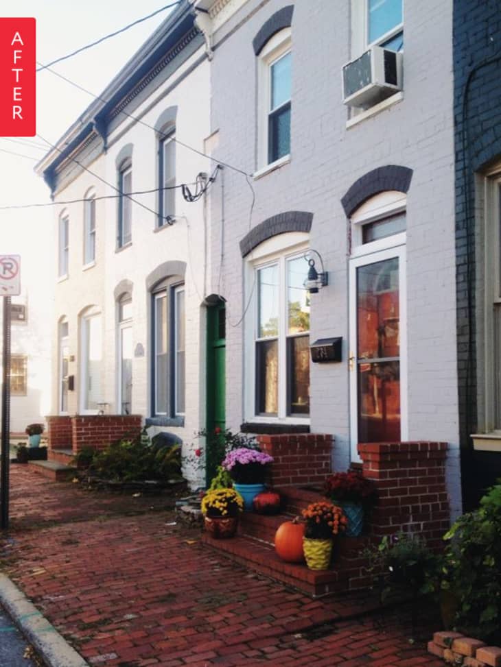 Before & After: Historic Rowhouse Ditches Sad Siding | Apartment Therapy