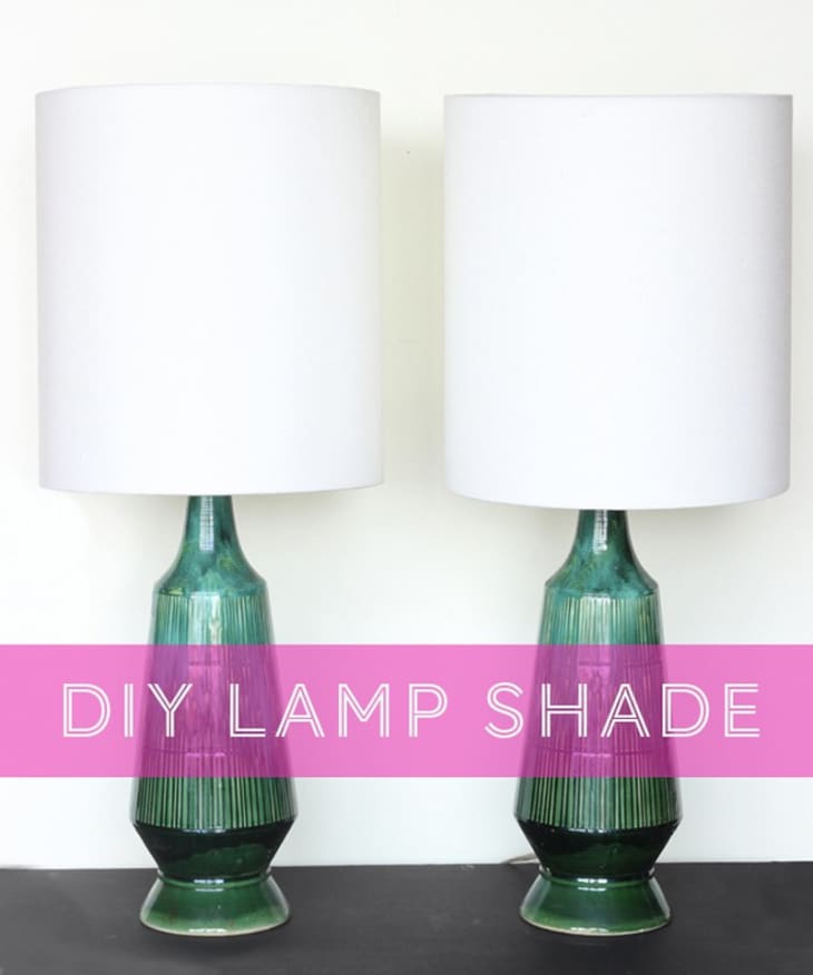 We Tried a DIY Lamp Shade Kit and Here’s the End Result | Apartment Therapy