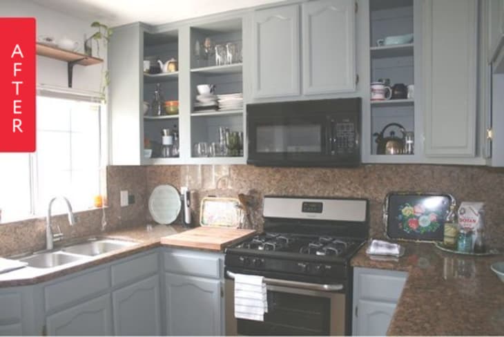 Before & After: $100 Guerrilla-Style Kitchen Makeover | Apartment Therapy