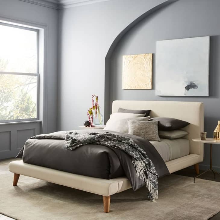 West elm mod upholstered platform bed dupe store