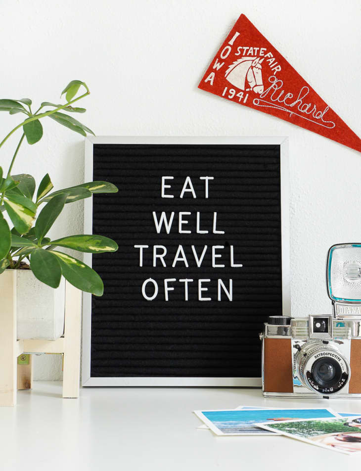 How to Make a DIY Vintage Style Felt Message Board | Apartment Therapy