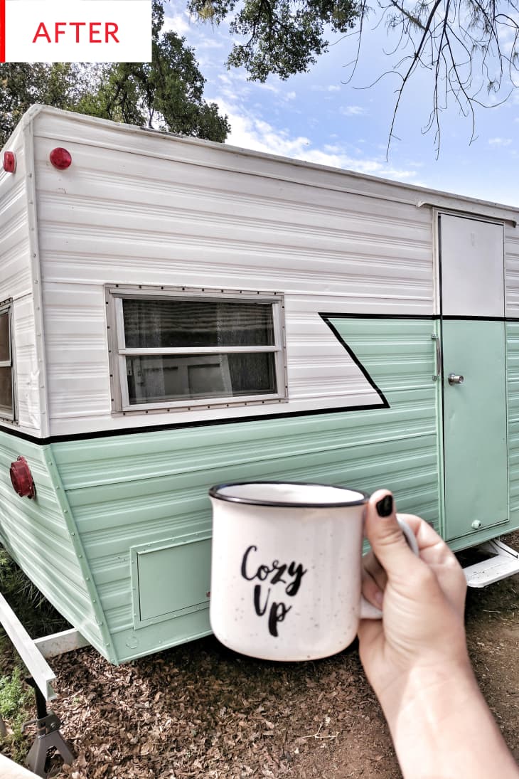 Small Travel Trailer Remodel - Vintage Layton | Apartment Therapy