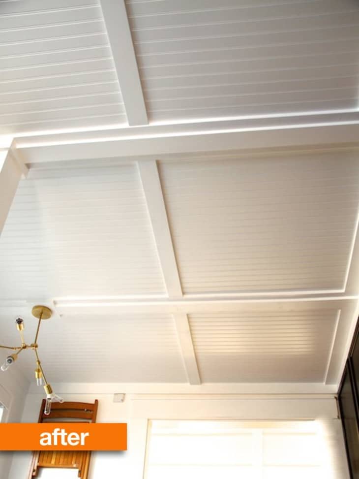 Before & After: A Sorry-Looking Ceiling Gets Some Stunning DIY ...