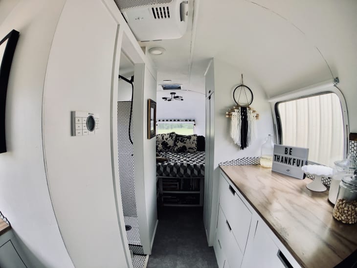 Tiny Home Airstream Minimal Modern Decor Ideas | Apartment Therapy