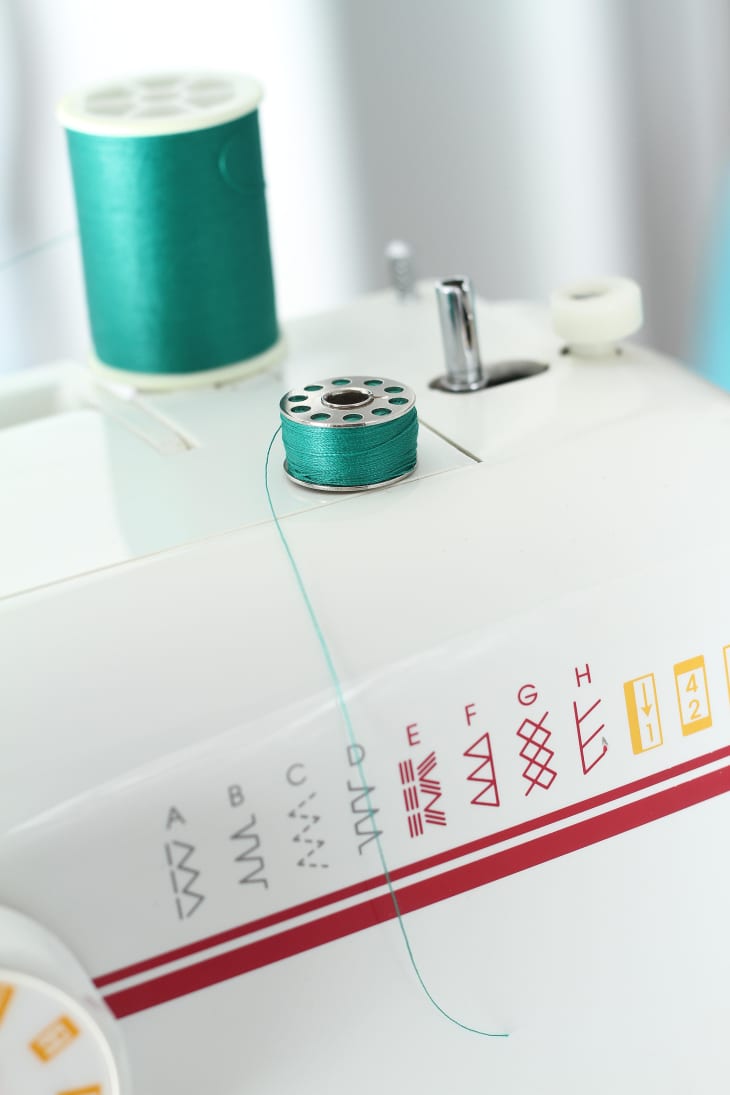 How To Thread a Sewing Machine & Wind a Bobbin | Apartment Therapy