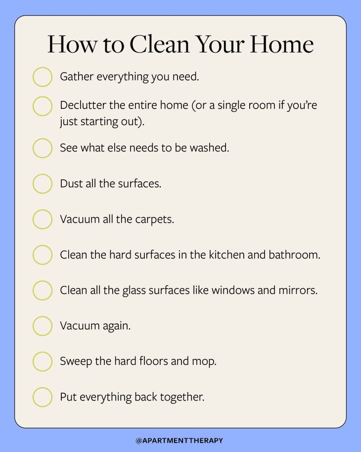 How to Clean Your Home | Apartment Therapy