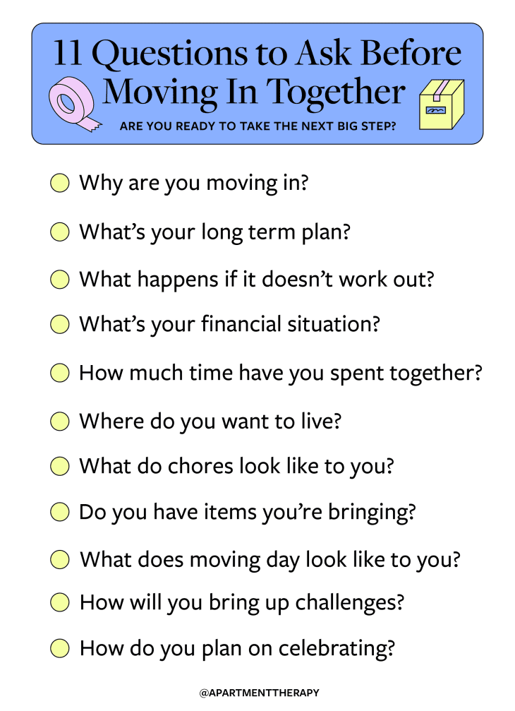 4 Conversations Couples Should Have Before Moving in Together ...
