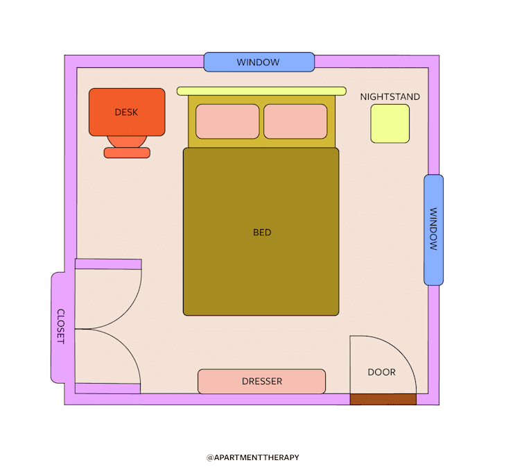 10 Small Bedroom Layout Ideas That Maximize Space & Comfort | Apartment ...