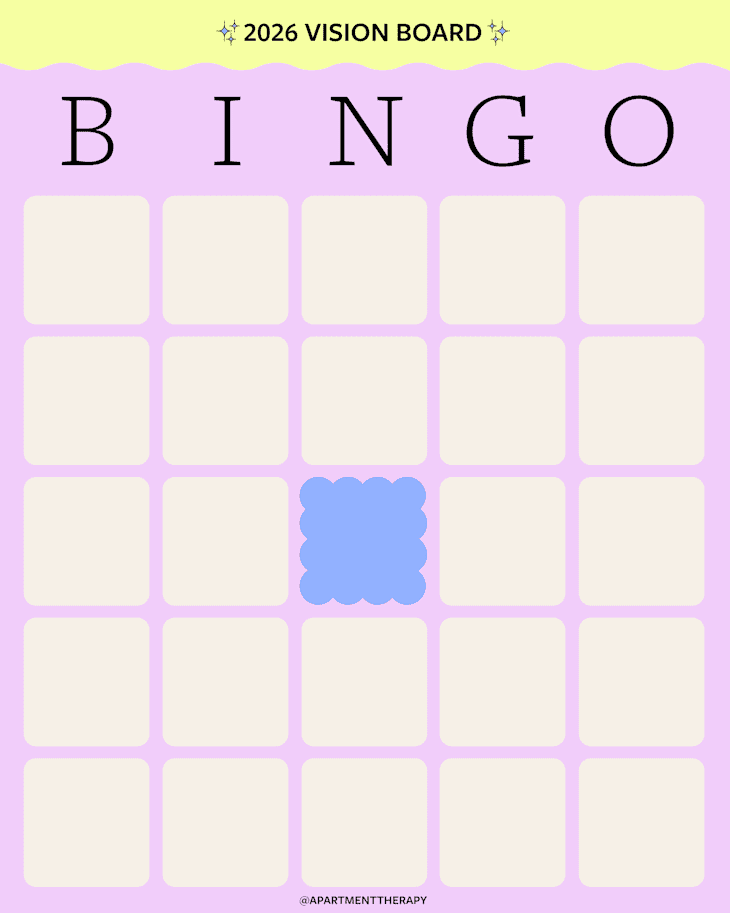 Why I Use A Bingo Card to Set Goals | Apartment Therapy