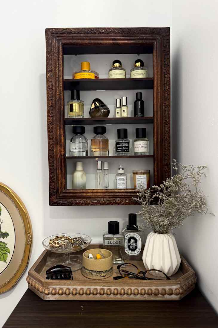 I Repurposed a Vintage Spice Rack to Display My Collection | Apartment ...