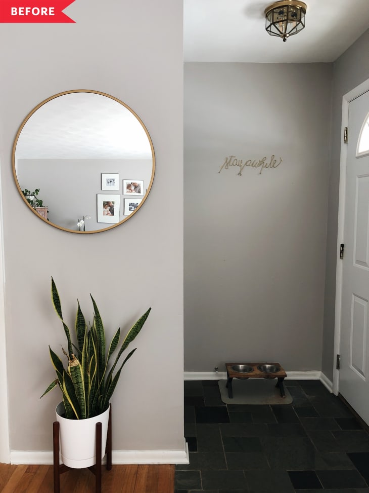 Before and After: A Quick, Budget-Friendly DIY Small Entry Redo ...