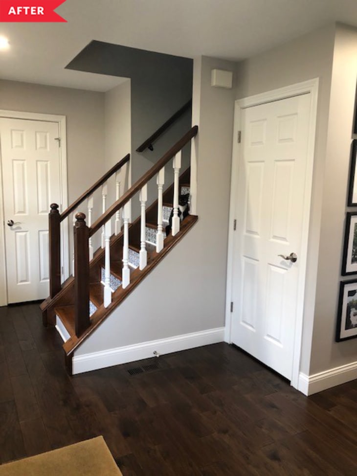 Faux Tiled Stair Riser Project | Apartment Therapy