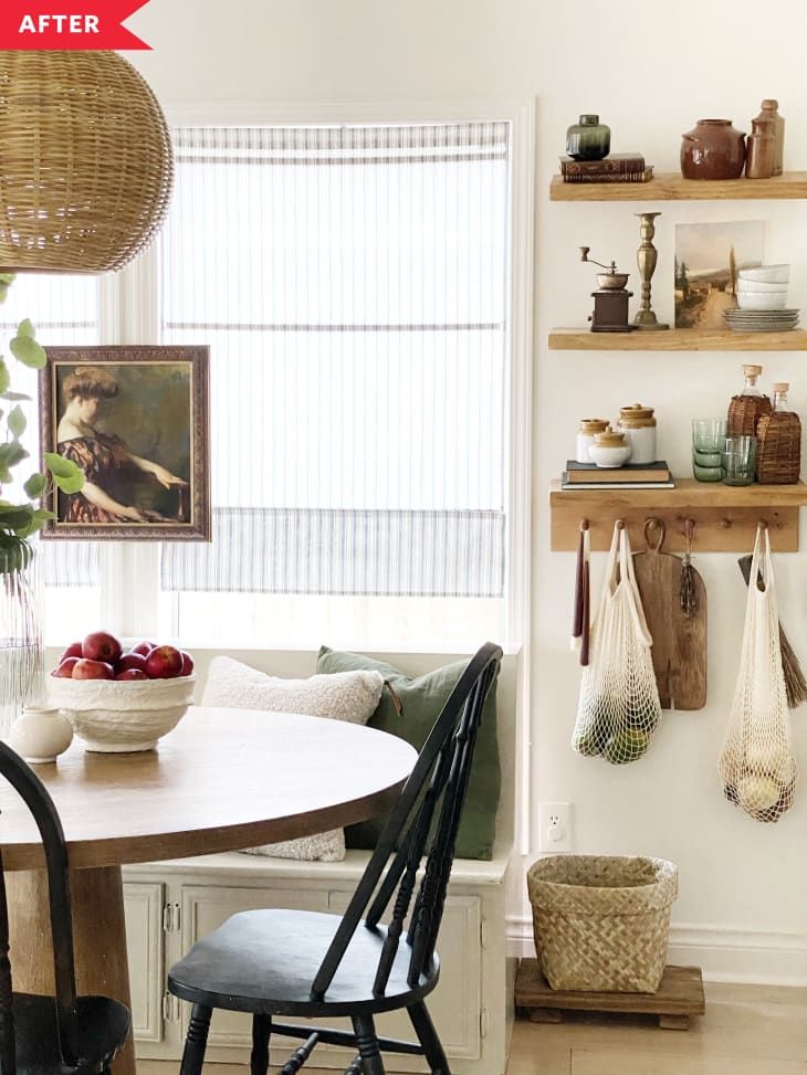 Farmhouse Style Breakfast Nook - DIY Makeover | The Kitchn