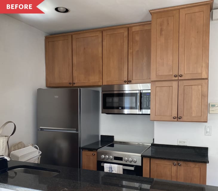 Blue Kitchen Makeover | Apartment Therapy