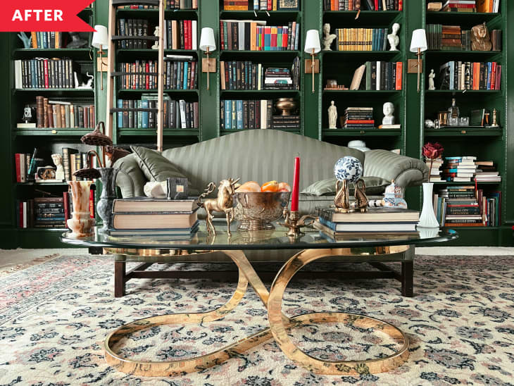 Luxe DIY Home Library Renovation | Apartment Therapy