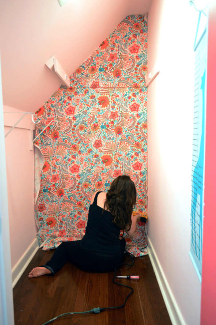 How to Make a Fabric Feature Wall 4 Ways | Apartment Therapy