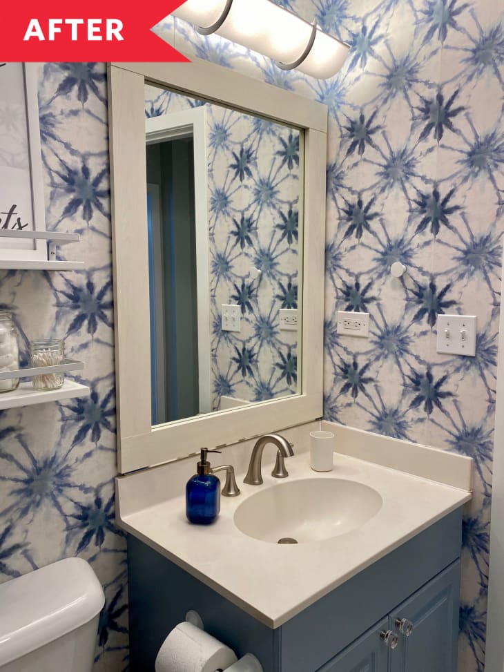 Before and After: A Plain ‘90s Family Bathroom Gets a No-Reno ...