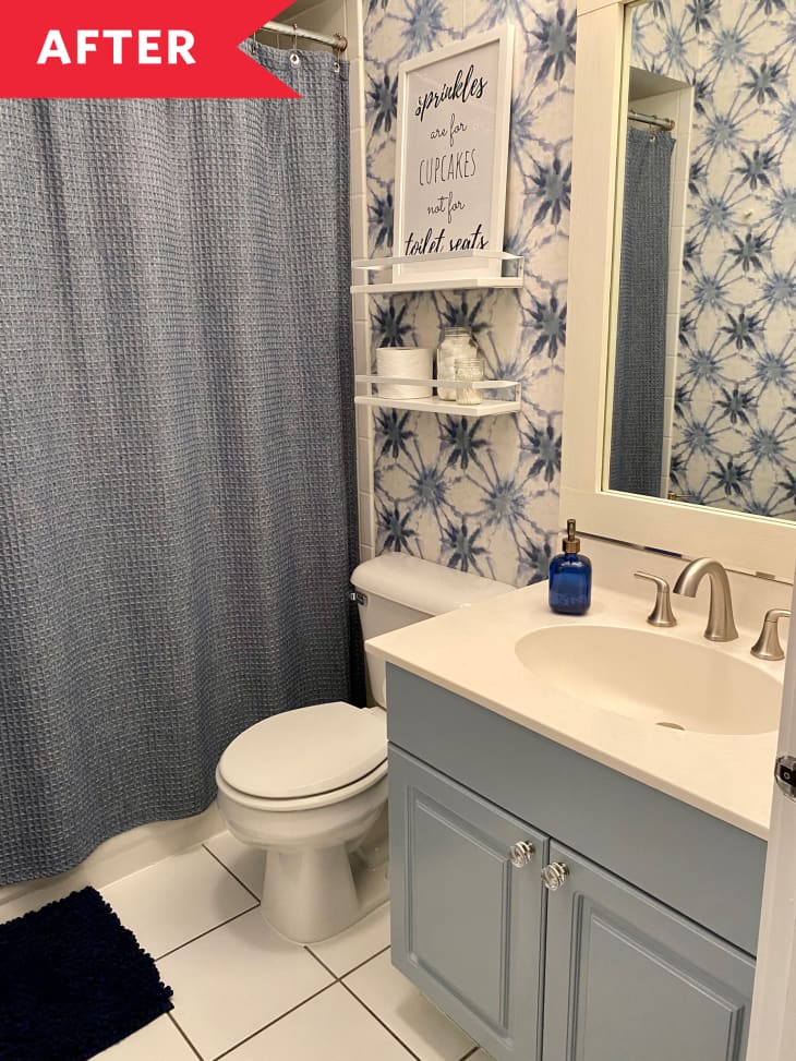 Before & After: This Dated ‘90s Bathroom Got A Total Upgrade With No ...
