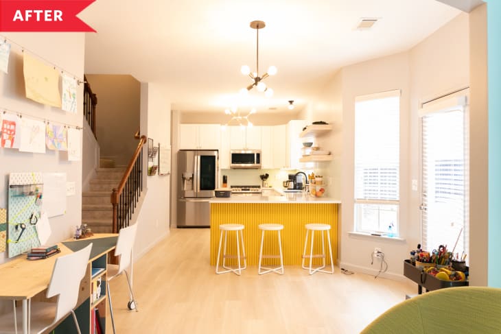 Kitchen Redo with Painted White Cabinets - Before and After Photos ...