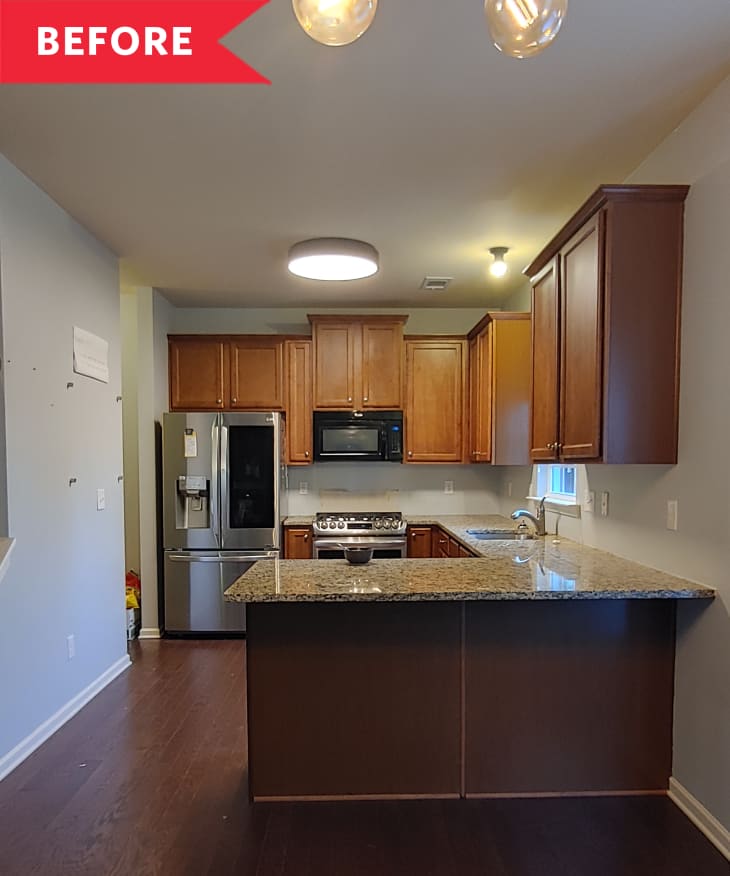 Kitchen Redo with Painted White Cabinets - Before and After Photos ...