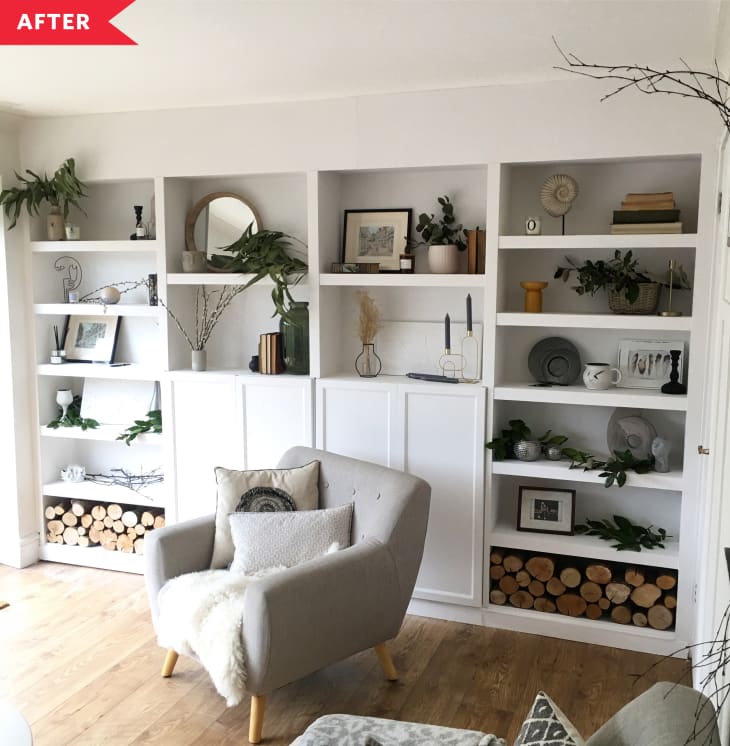 Luxe IKEA BILLY Built-Ins Hack | Apartment Therapy