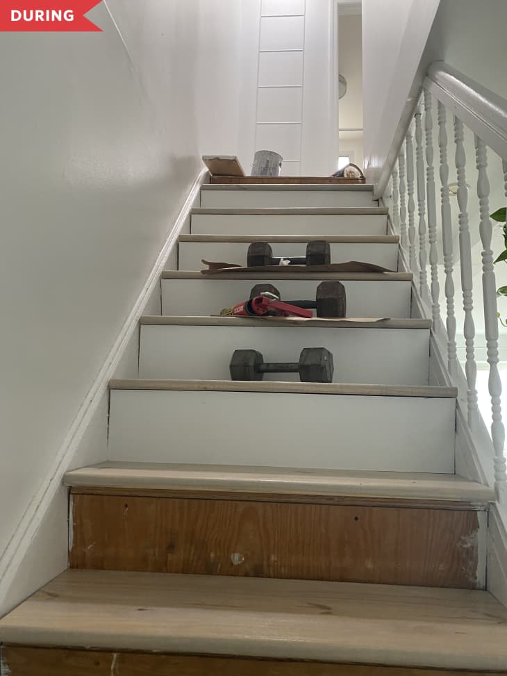 DIY Stair Redo - Before and After Stairs Photos | Apartment Therapy
