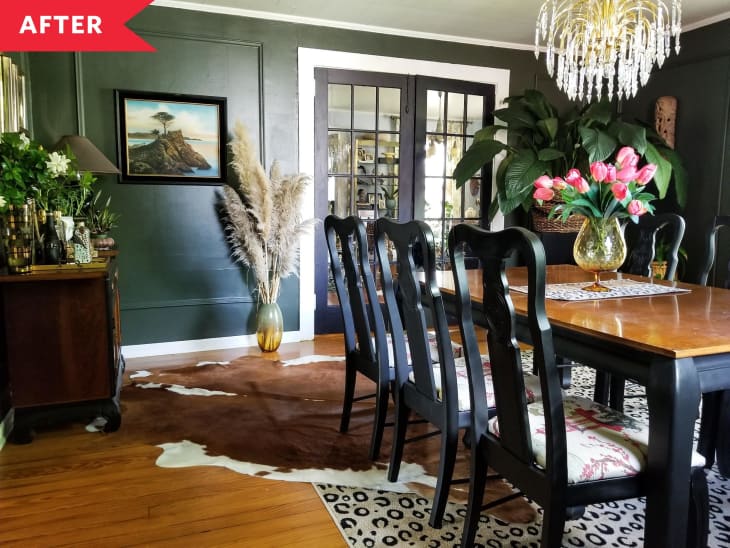Dining Room Inspiration - Paint, Cowhide Rug, Budget-Friendly | The Kitchn