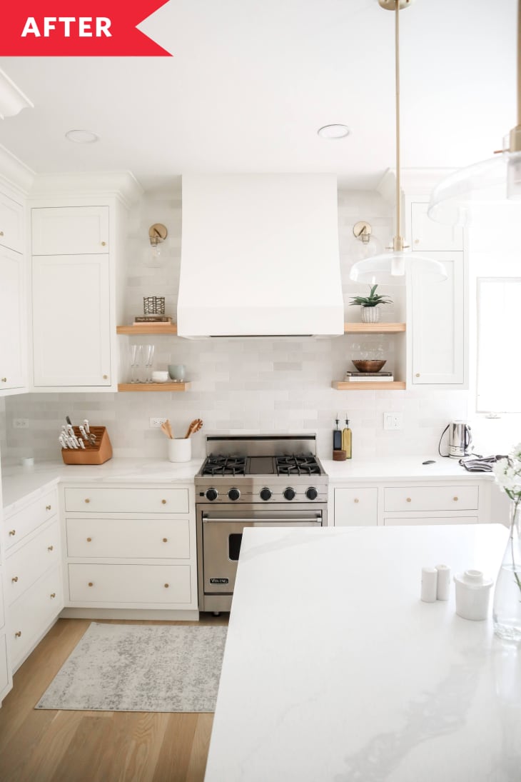 All-White Kitchen Renovation Inspiration - $25,000 | The Kitchn