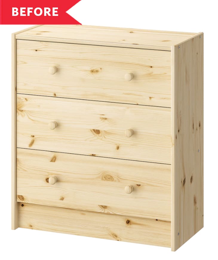 A $100 DIY Transformed an IKEA RAST Dresser with Cane Webbing ...