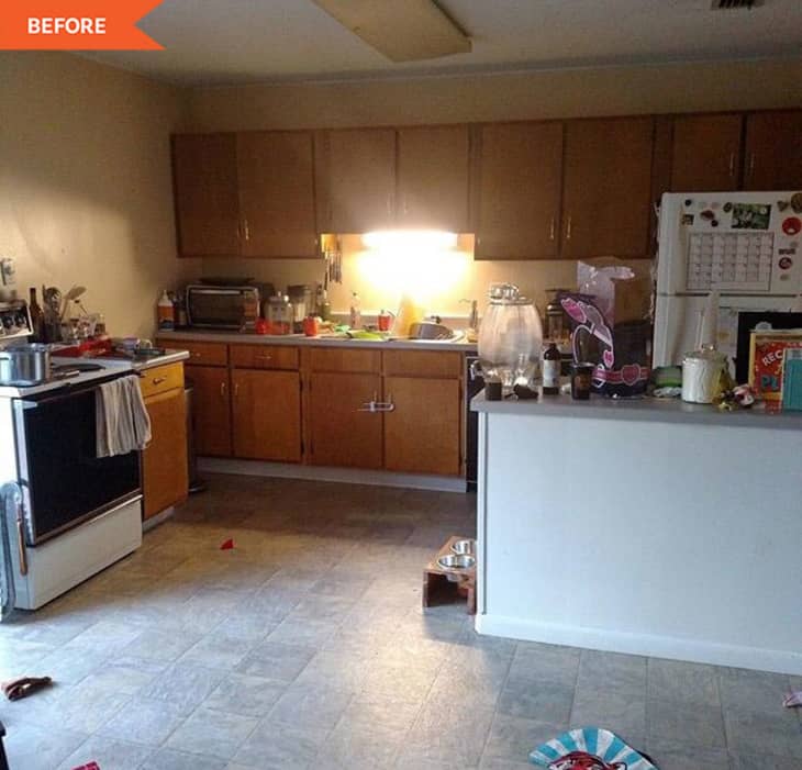 Purple-Red Kitchen Redo - Before and After Photos | Apartment Therapy