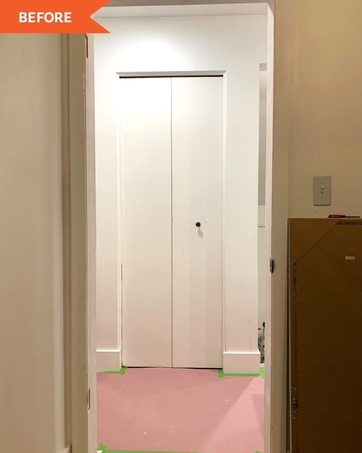 Before & After: A $400 DIY Gives a Fun “Secret Door” Quality to a ...