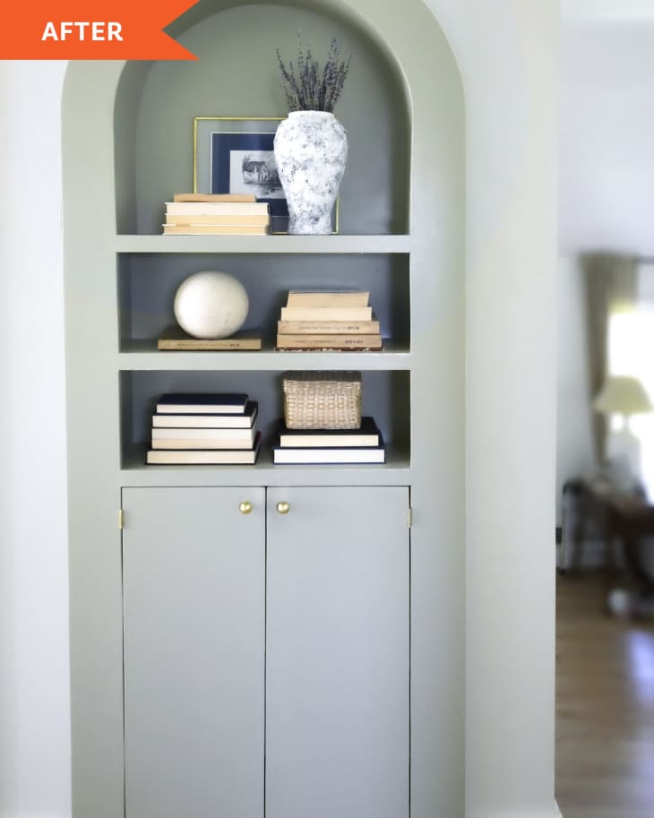 Before & After: A $400 DIY Gives a Fun “Secret Door” Quality to a ...