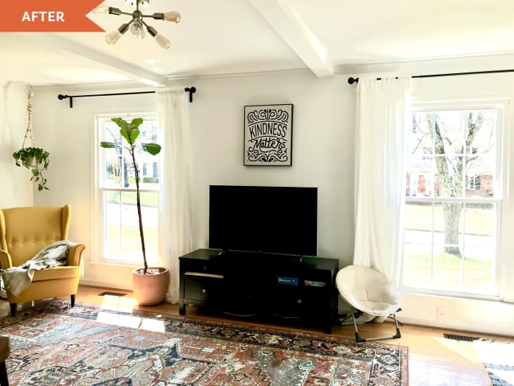 $2,300 Living Room Redo for Family with Kids - Before and After Photos ...