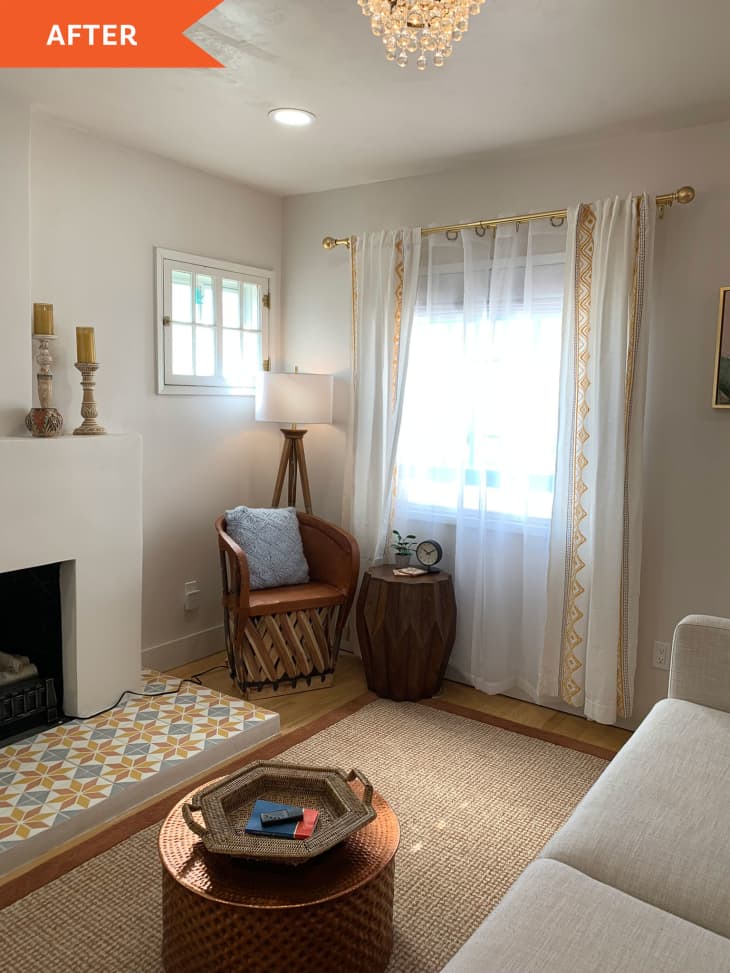 Southwestern Style Living Room Redo - Before and After Photos ...